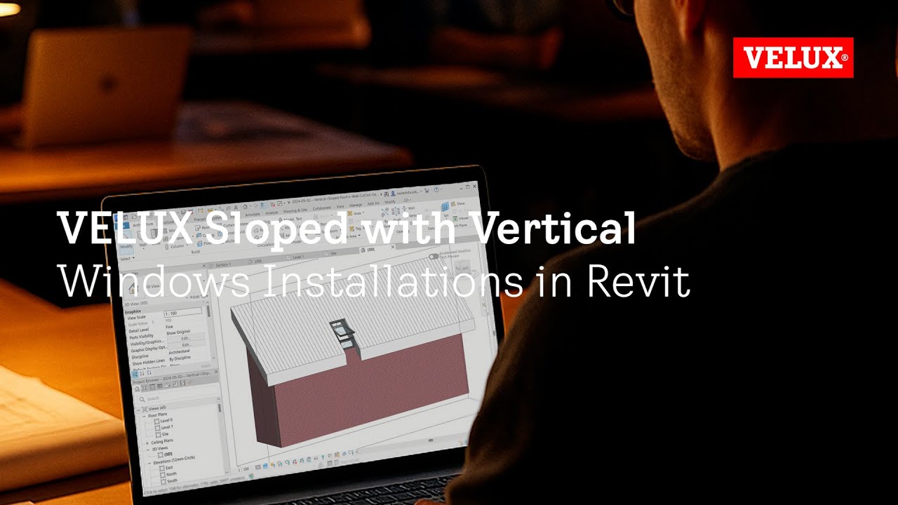 VELUX Sloped with Vertical Windows Installations in Revit - YouTube