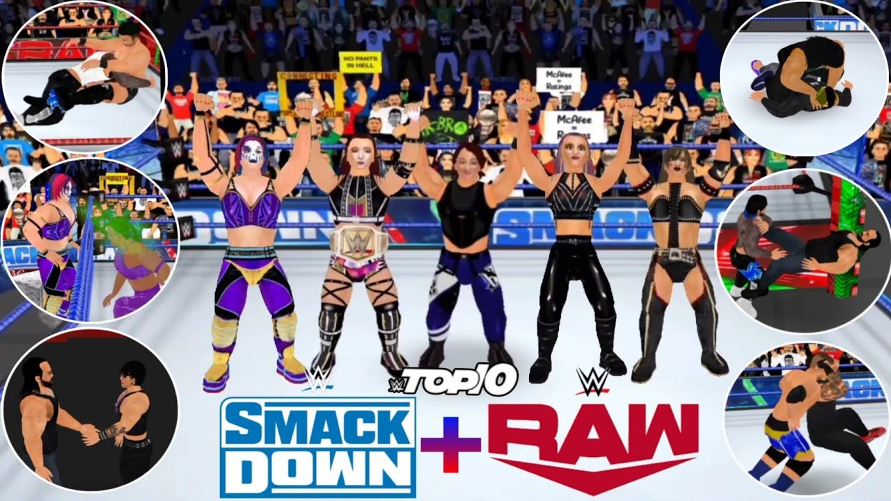 Wr3d 2k23 - Raw + Smackdown Top 10 Moments - YouTube