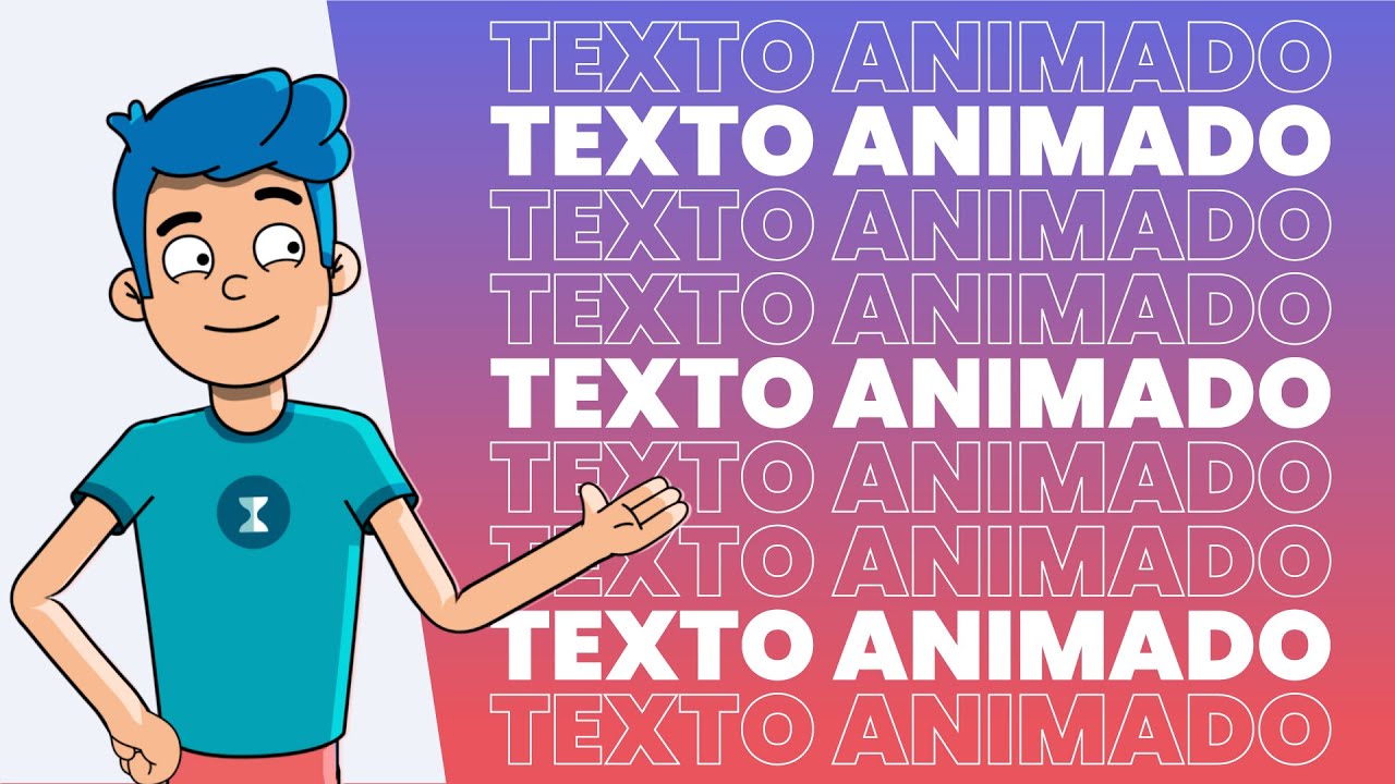 ANIMACIÓN de TEXTO REPETIDO con AFTER EFFECTS | Tutorial Rápido - YouTube