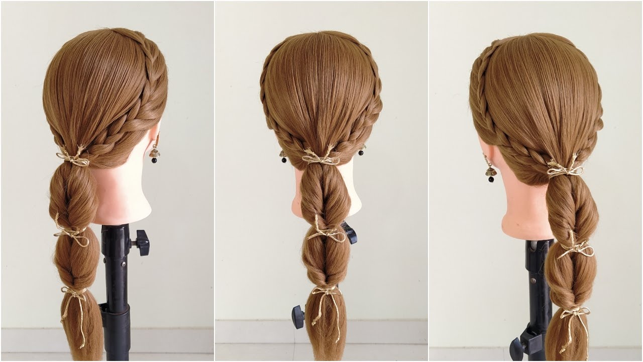 Easy Rope Hairstyle Tutorial for Long Hair | Gorgeous Styles for Girls ...
