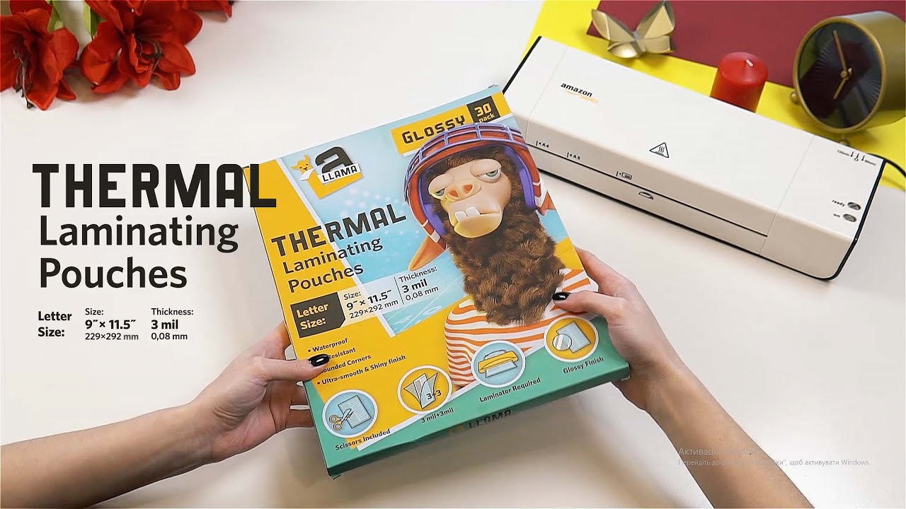 How to Laminate Papers with Thermal Laminating Pouches | La Llama ...