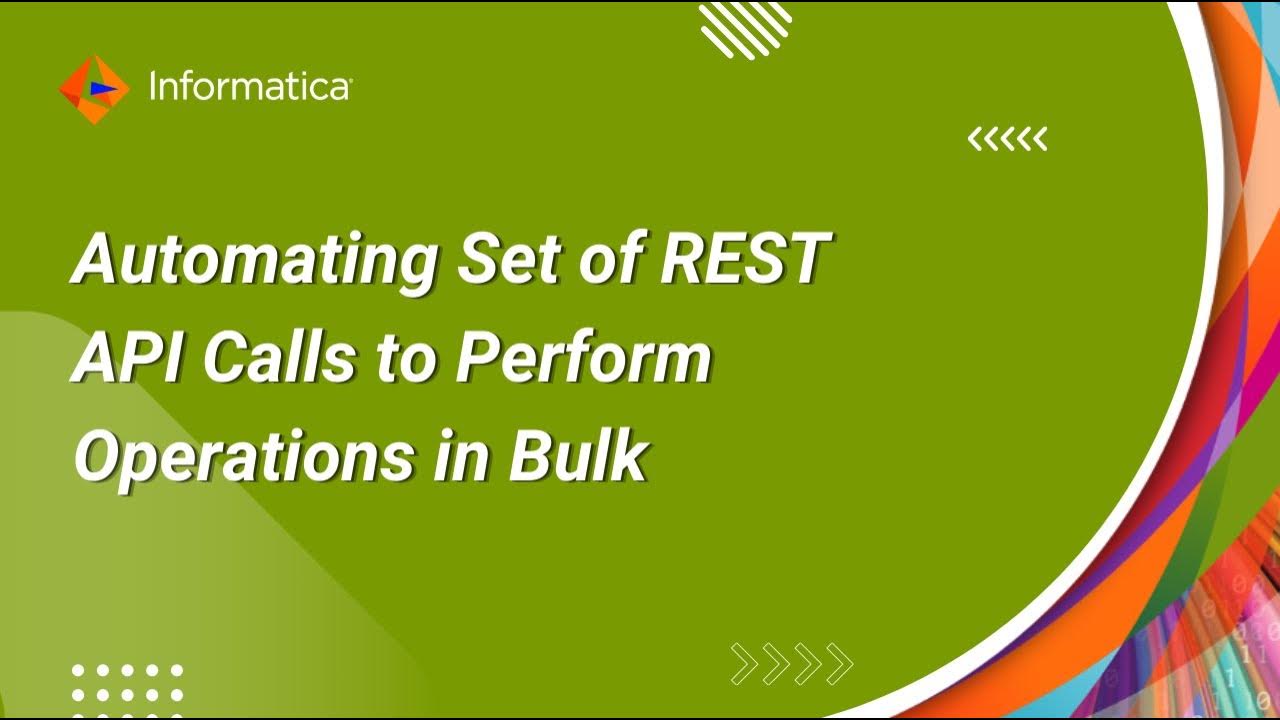 Automating Set of REST API Calls to Perform Operations in Bulk using POSTMAN Tool - YouTube