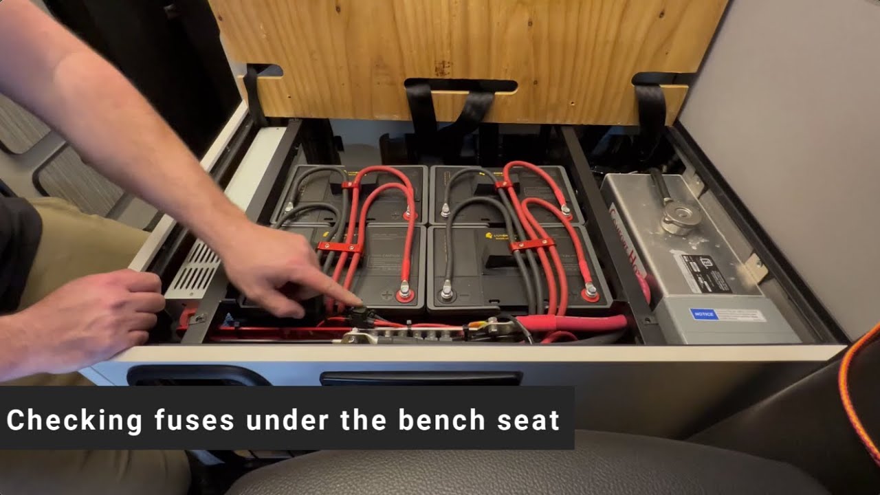 Checking the Fuses Under the Bench Seat on a 1st Gen RoamRig Revel ...