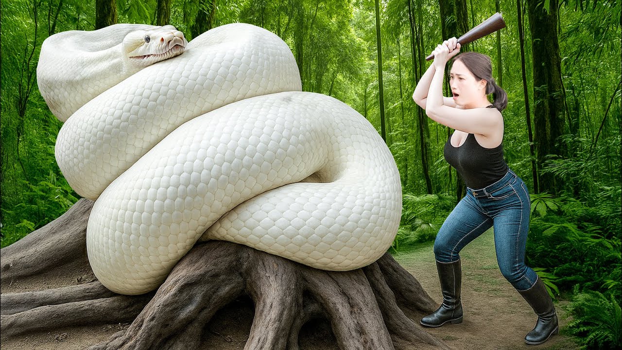 Insane Showdown: Brave Hunter Fights the World's Most Fearsome Giant Python - The Scariest ...
