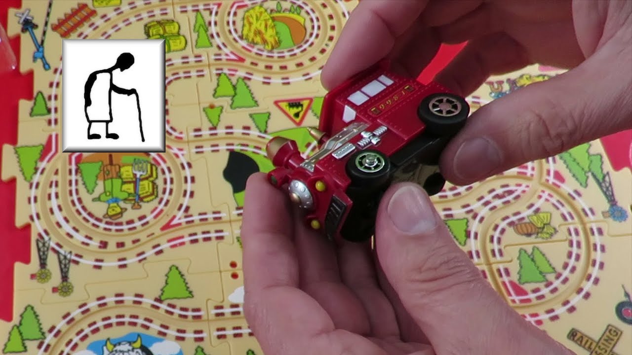 CSGOG Tobar Battery Powered Vehicle Puzzle TRAIN SET - YouTube
