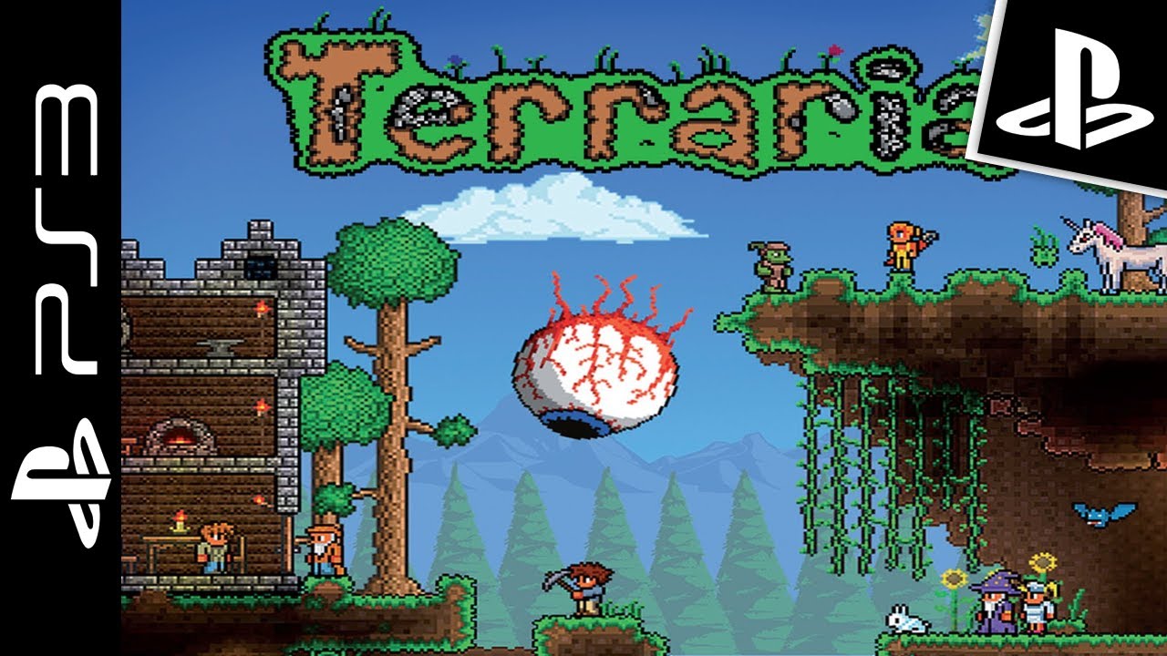 Terraria (2013) PS3 Gameplay - No Commentary - YouTube