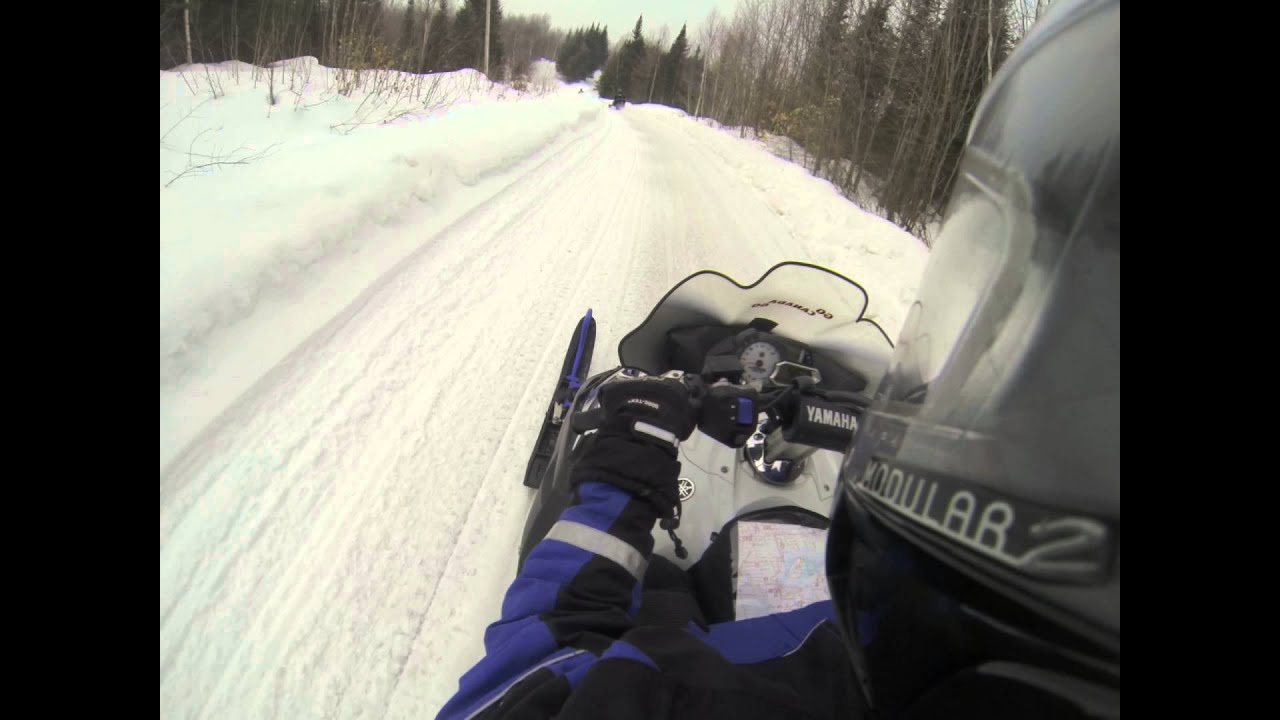 Round Algonquin Park Snowmobile Tour - YouTube