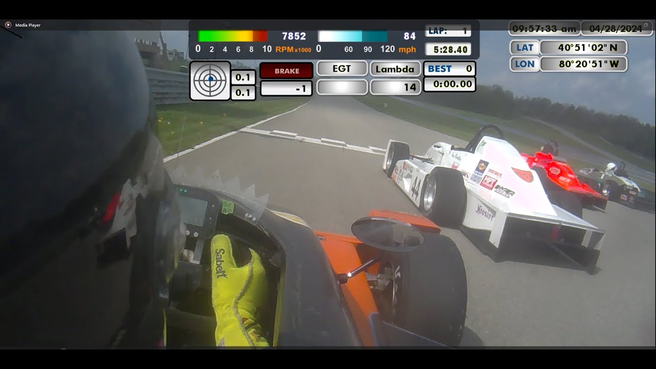 2024 PittRace SCCA F600, FF, FV Sunday Race, Keith Joslyn, #55 - YouTube