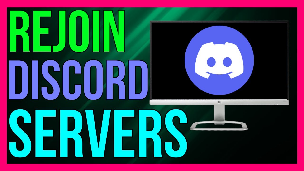 How to Rejoin Discord Servers You Left (1 MINUTE GUIDE) - YouTube