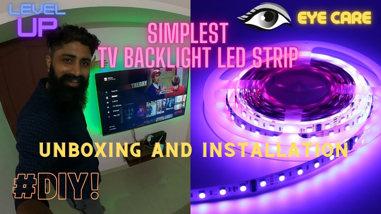 Solution for Eye Strain| Headaches |TV Backlight LED Strip| Bias ...