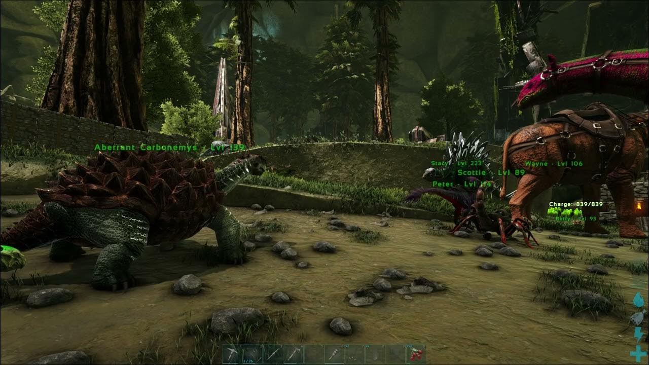 Ark Abberation Day 11 - Installing Behemoth Gate - YouTube