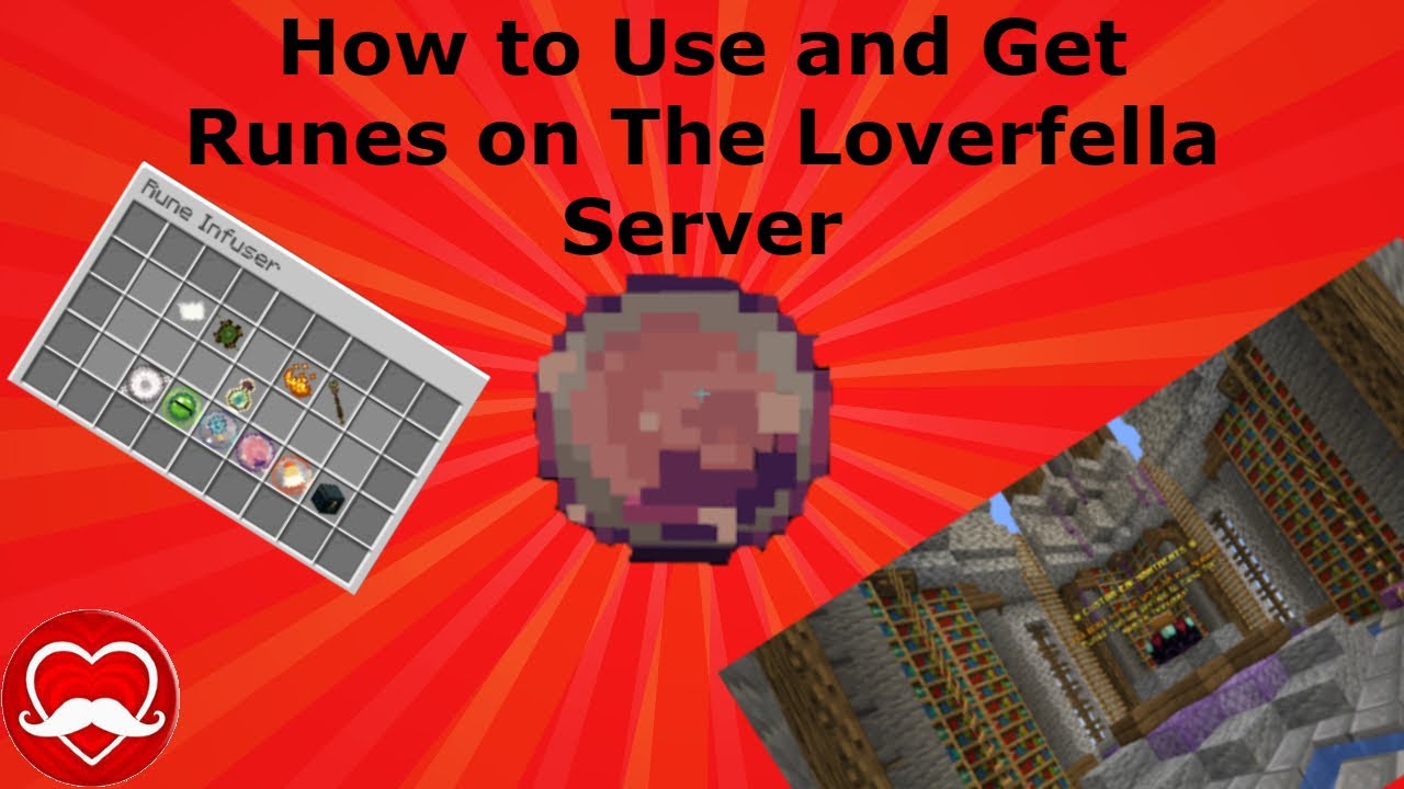 How to use and get runes on the loverfella server - YouTube