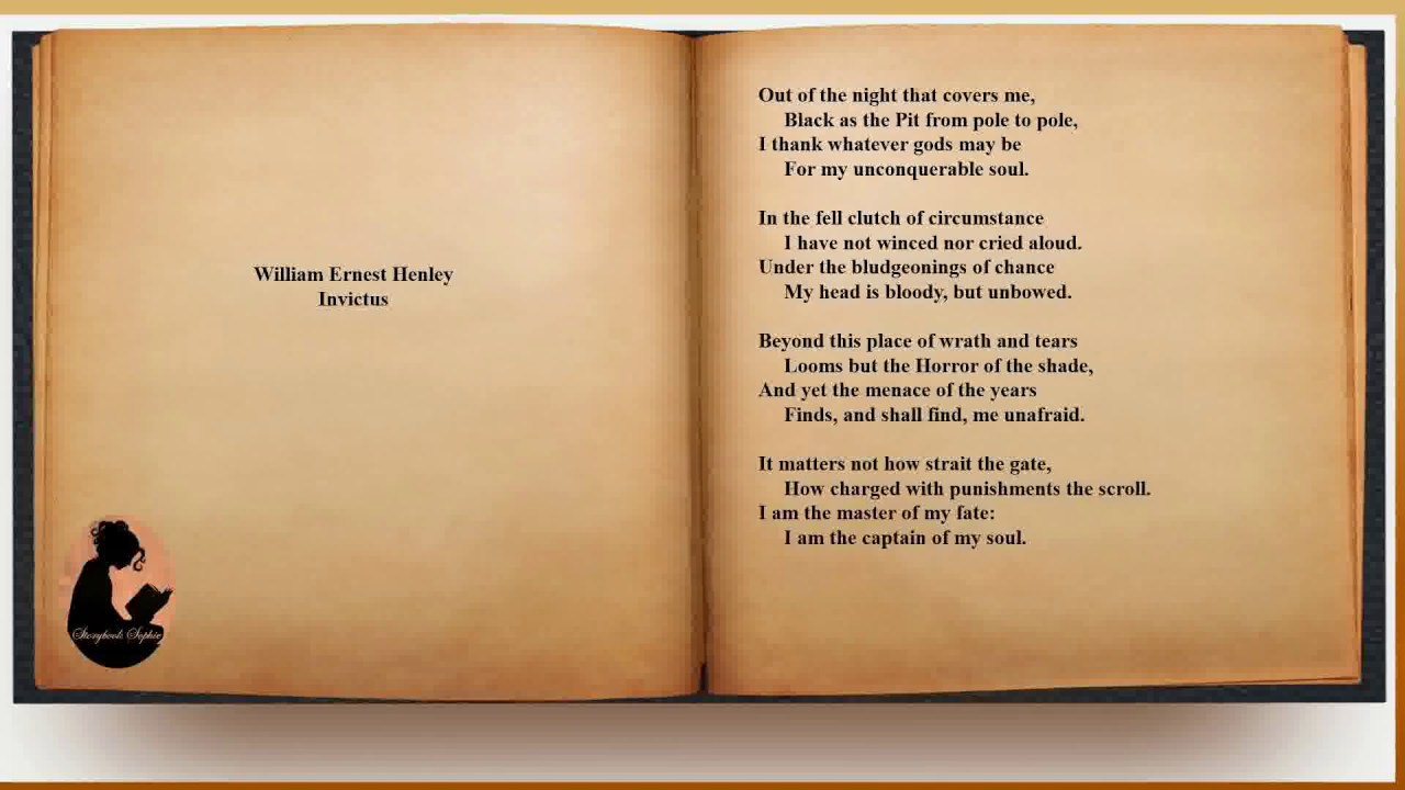 William Ernest Henley - Invictus (audio with text) - YouTube