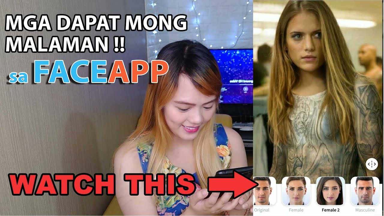 FACEAPP TUTORIAL (MGA IBAT IBANG FEATURES NA DI MO PA NATA-TRY) SA FACEAPP) REVEALED! - YouTube
