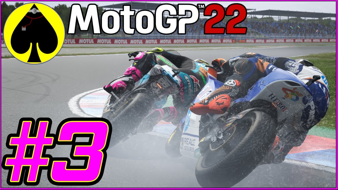 MotoGP 22 - Career Mode - My First Wet Race!! - YouTube