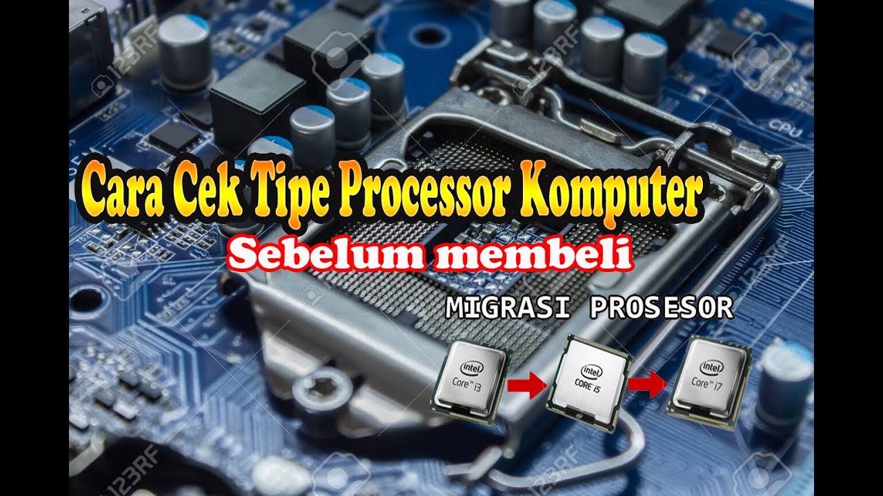 cara mengetahui tipe socket processor komputer - YouTube