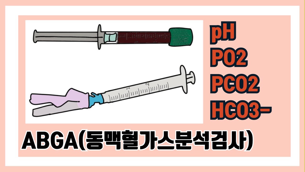 ABGA 동맥혈가스분석검사 기본 4가지 수치 정상범위 #간호 #간호조무사 #간호학과 #간호학생 #간호대생 #간호사취업 #신규 ...