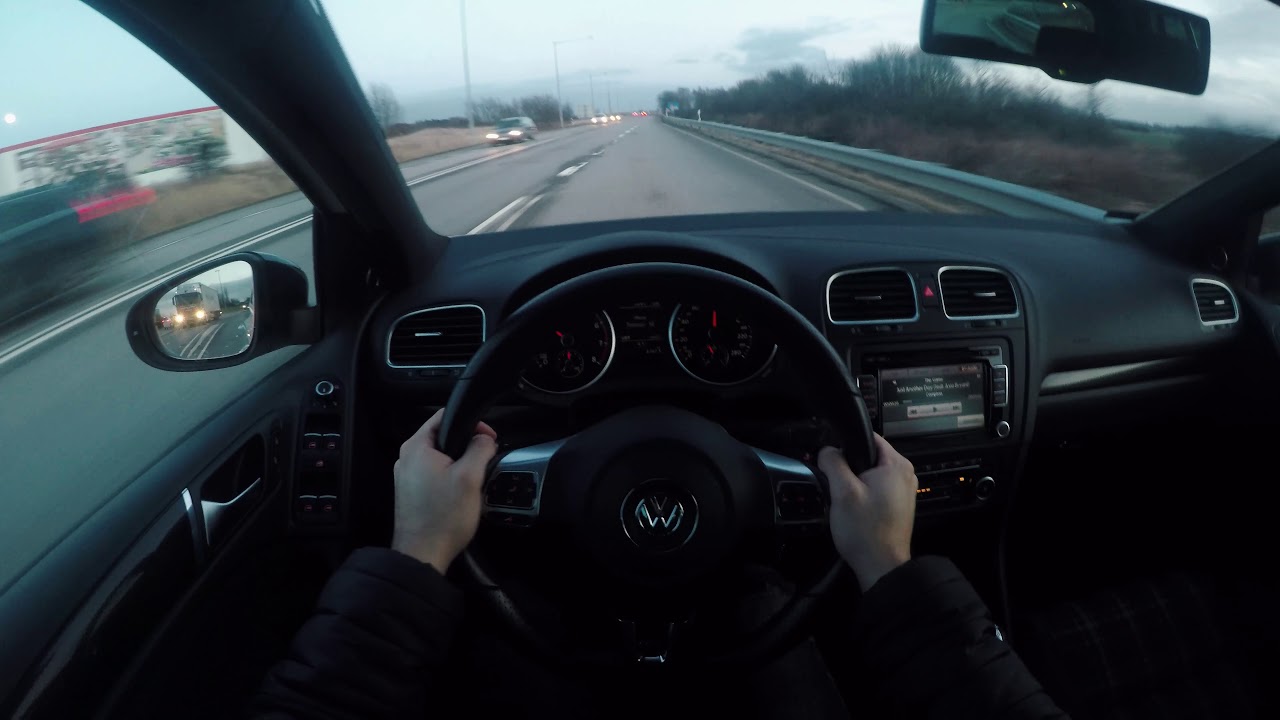 2012 Volkswagen Golf GTI 35 Edition POV - MAN PUSHES CAR IN THE MIDDLE ...