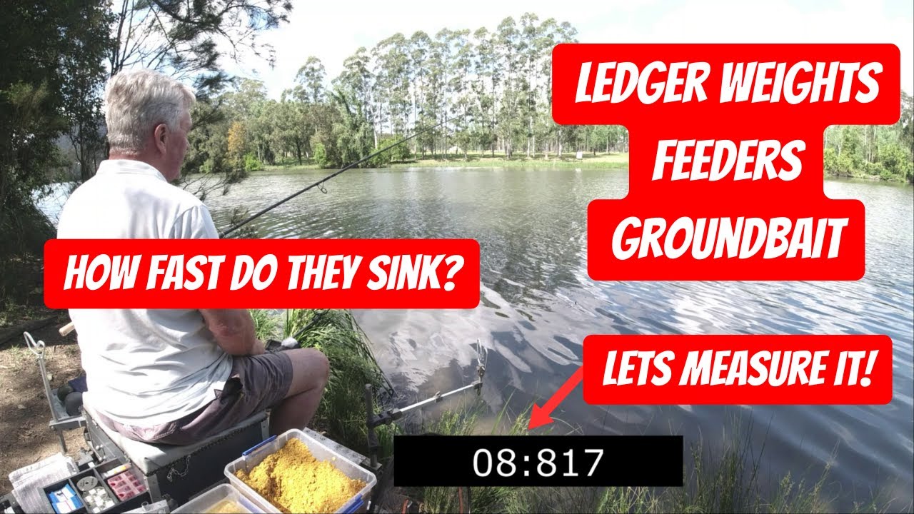 Ledger Weights Feeders and Groundbait - How Long Do They Take to Get to ...
