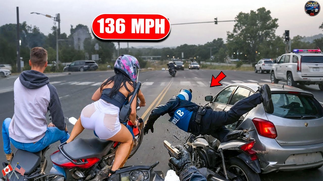 (TRAGIC) When High-Speed Police Motorcycle Chases Ended in SHOCKING ...