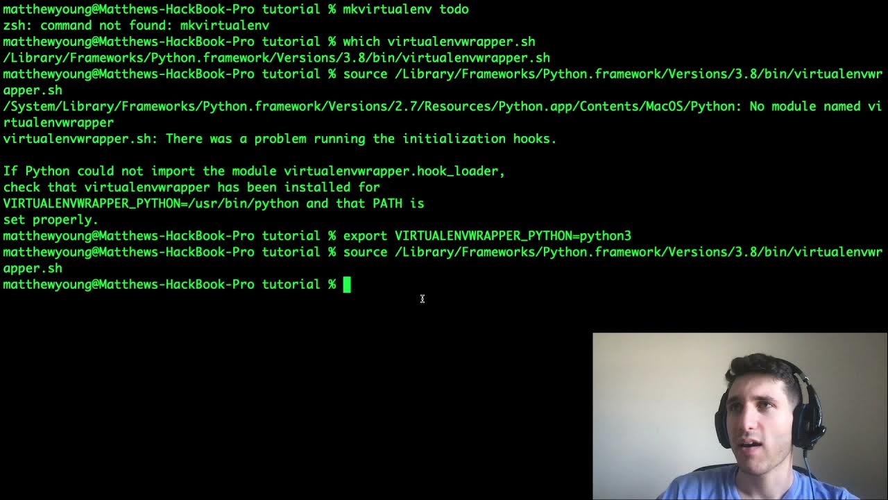 How To Create A Virtual Environment In Python3 - YouTube