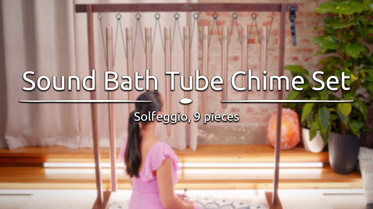 Solfeggio Sound Bath Tube Chime Set, SBTSETSOL - Meinl Sonic Energy ...