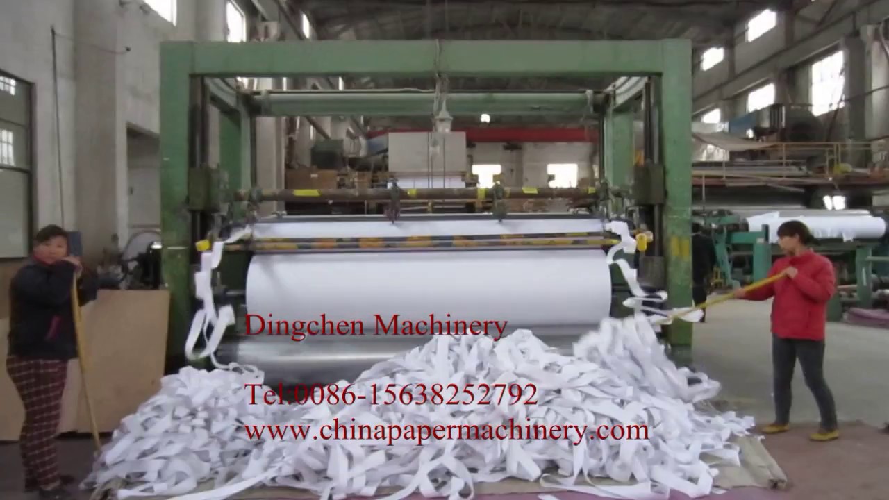 Copy Paper Machine | Printing Paper Machine | A4 Office Paper Making ...