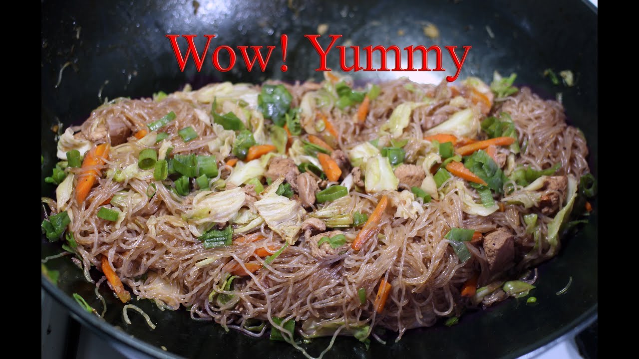 Murang Recipe ng Sotanghon Guisado! Subukan mo to, ang sarap. - YouTube