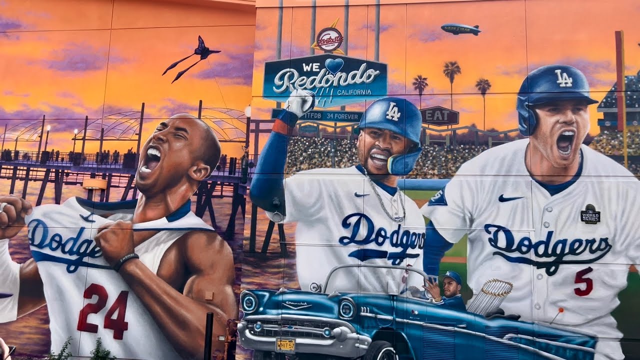 LA Dodgers Mural Locations Map - YouTube