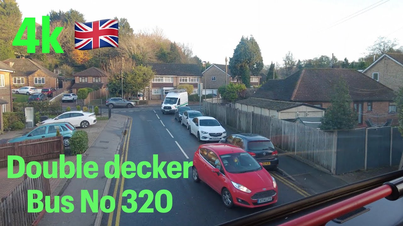 Nice double decker round trip on Bus 320 Bromley to Biggin Hill Valley ...