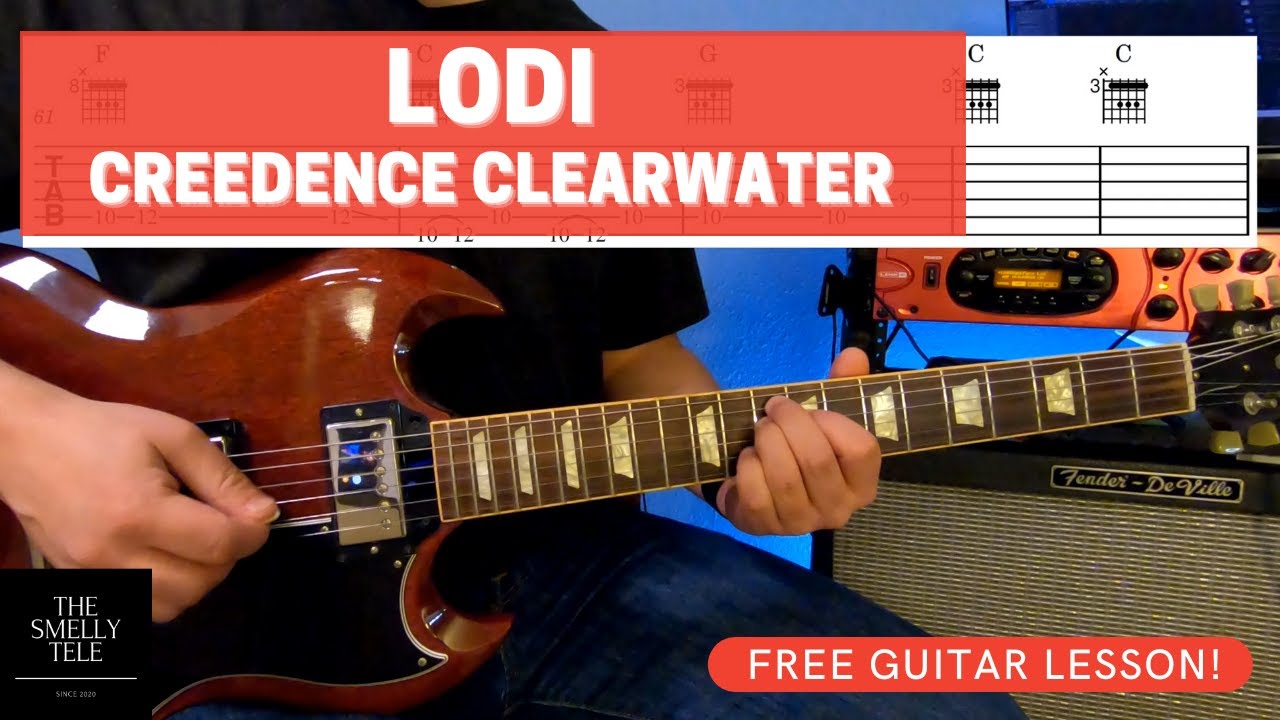 Lodi Guitar Lesson! Creedence Clearwater Revival - YouTube
