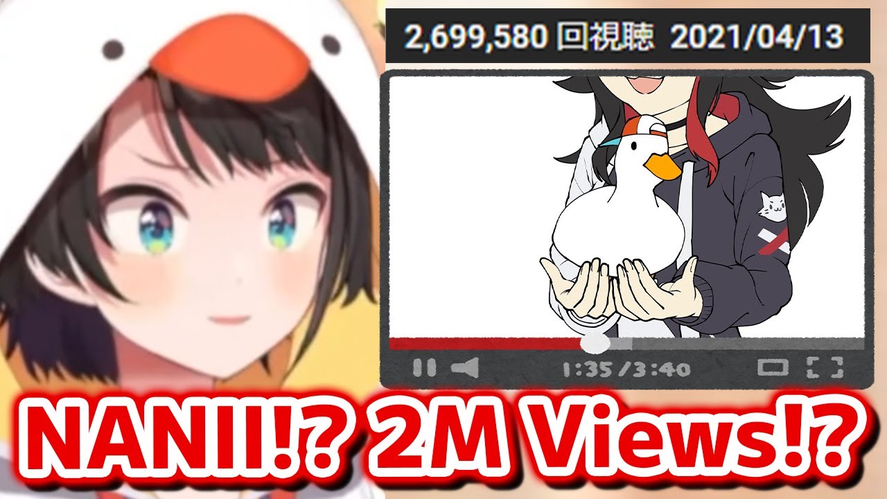 Subaru learns Subarudo Duck video got more than 2 Millions views ...