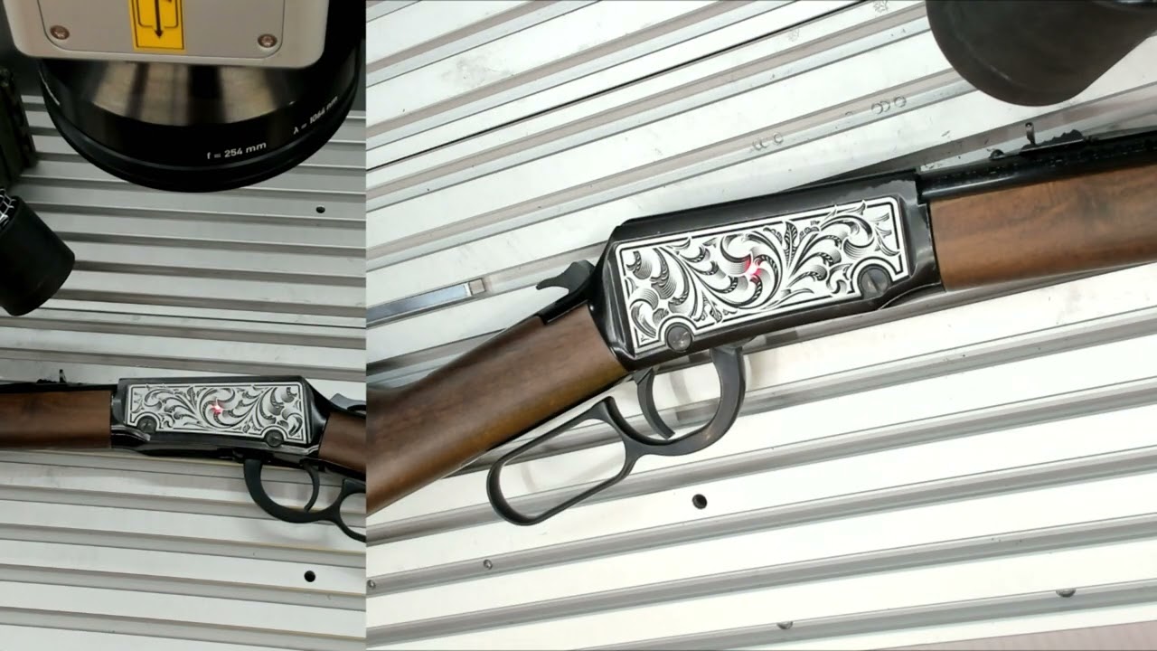 Engraved Scrolls on my Henry Repeating Arms H001 22LR - YouTube