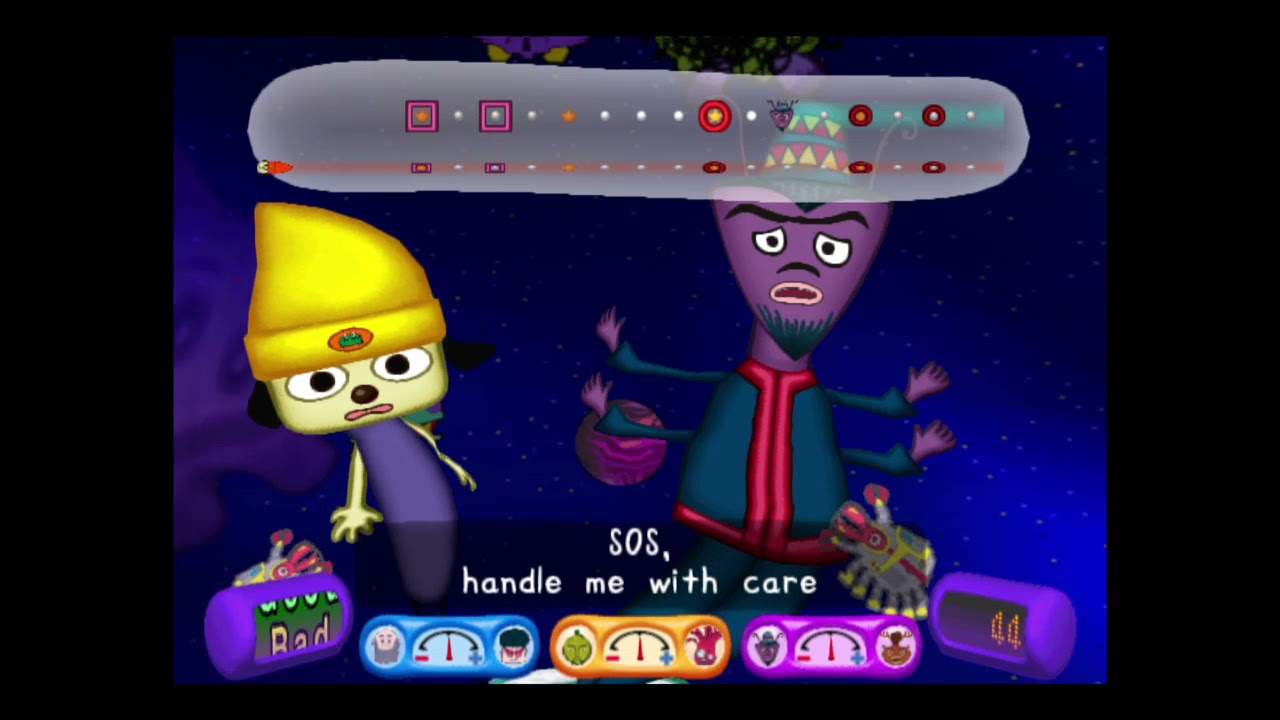 PaRappa the Rapper 2 Stage 3 BAD mode - YouTube