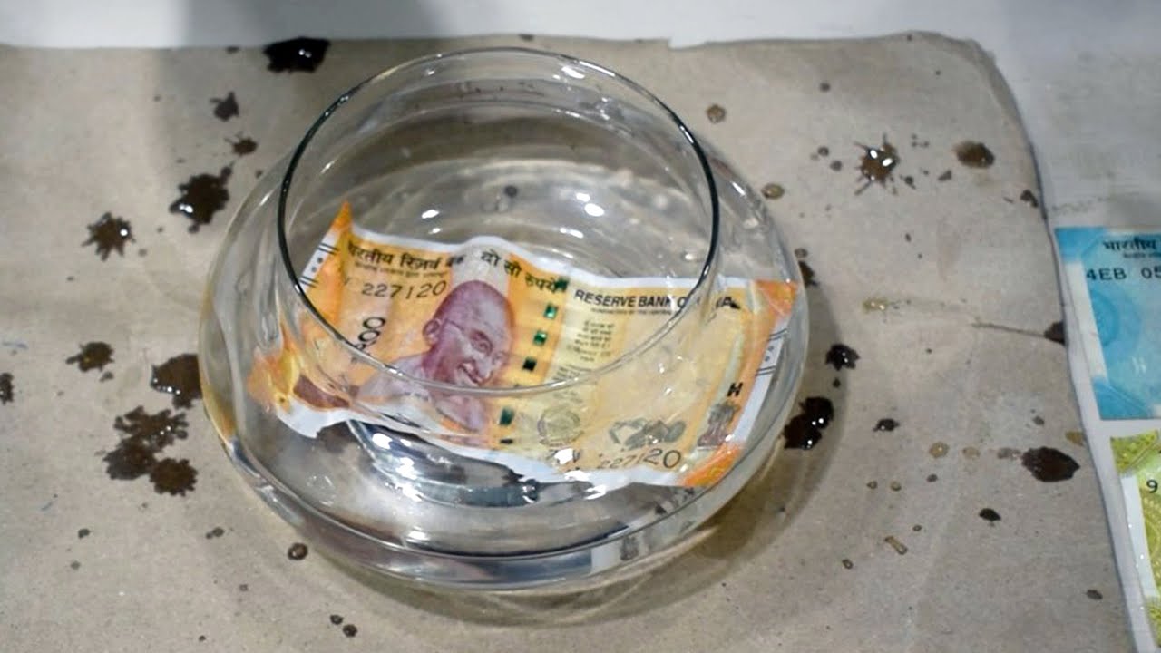 Indian Currency Notes Waterproof & Crush Test | जानिए ये नोट्स की खूबी ...
