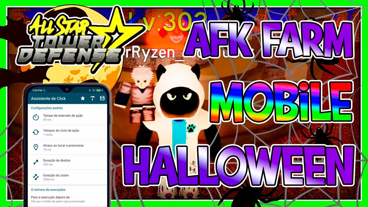 Farm AFK no célular - Evento de Halloween do All Star Tower Defense ...