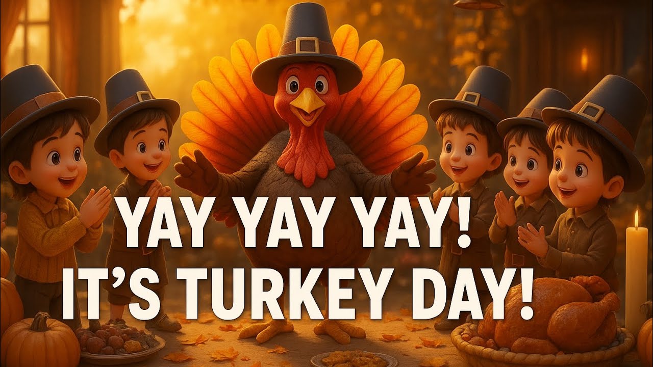 “Yay Yay Yay! It’s Turkey Day! 🦃 Fun Thanksgiving Song for Kids ...