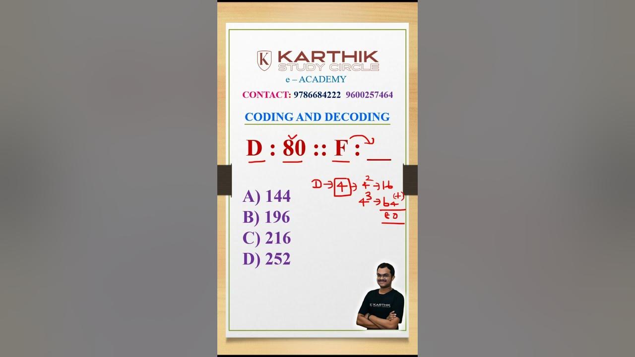 CODING AND DECODING #tnusrb #tnpscmaths #codinganddecoding #tnpscgroup2 #ssctamil # ...