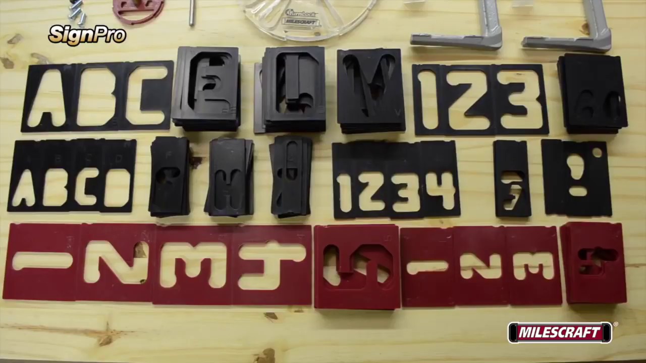 Milescraft 1212 SignPro with New TurnLock Baseplate - YouTube