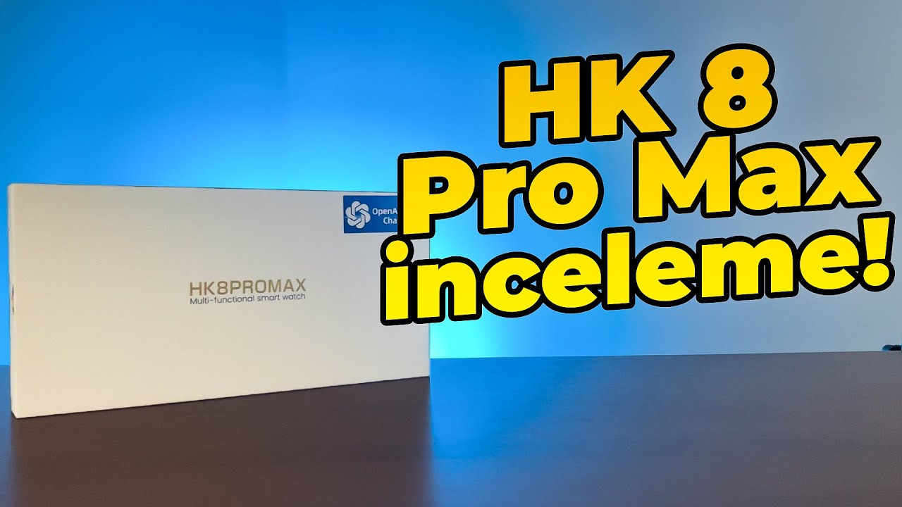 HK 8 Pro Max Akıllı Saat İnceleme! - HK 8 Pro Max! - YouTube