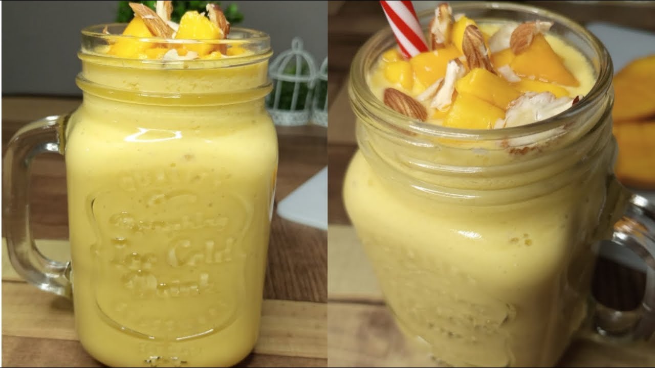 1-Minute Mango Smoothie | Thick and Creamy Mango Smoothie - YouTube