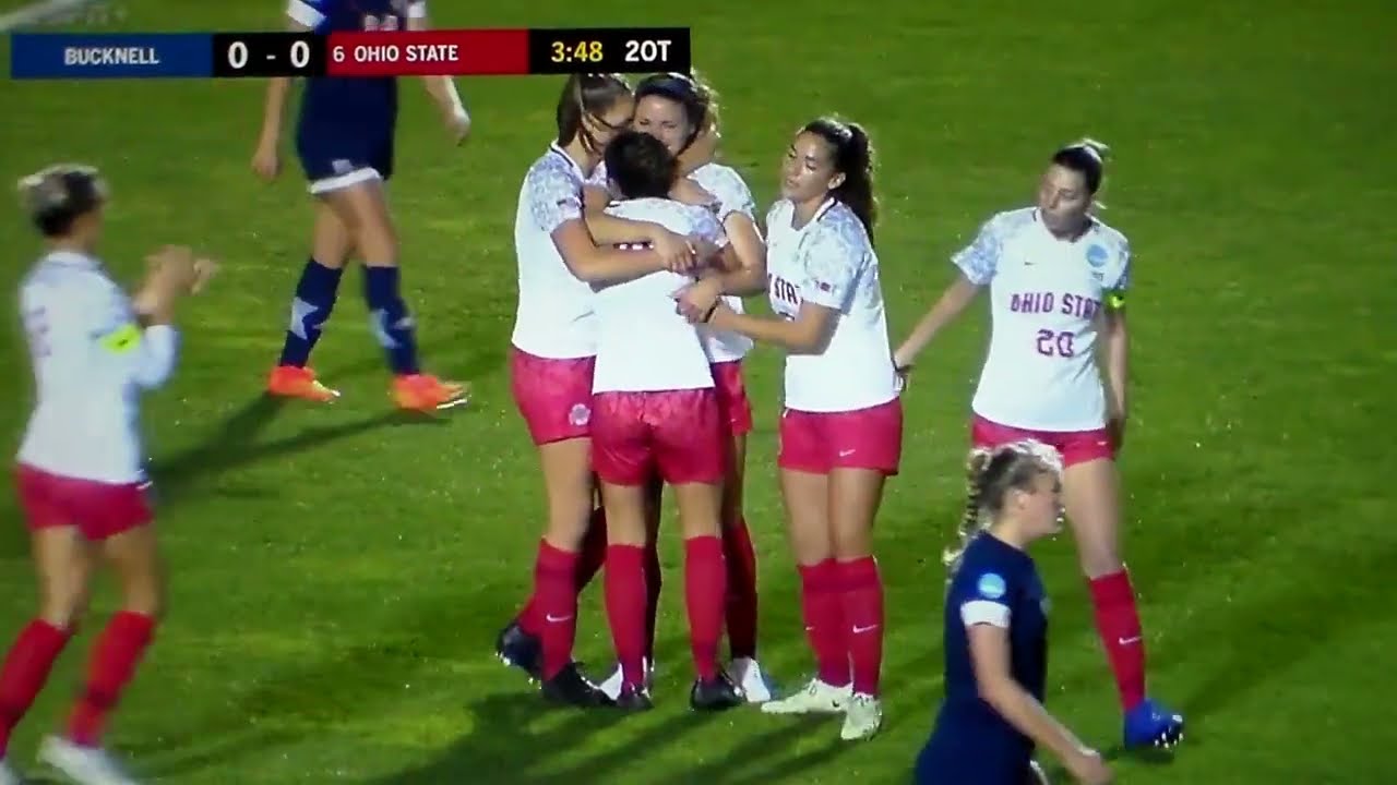 Ohio State's Emma Sears scores goal in OT vs. Bucknell - YouTube