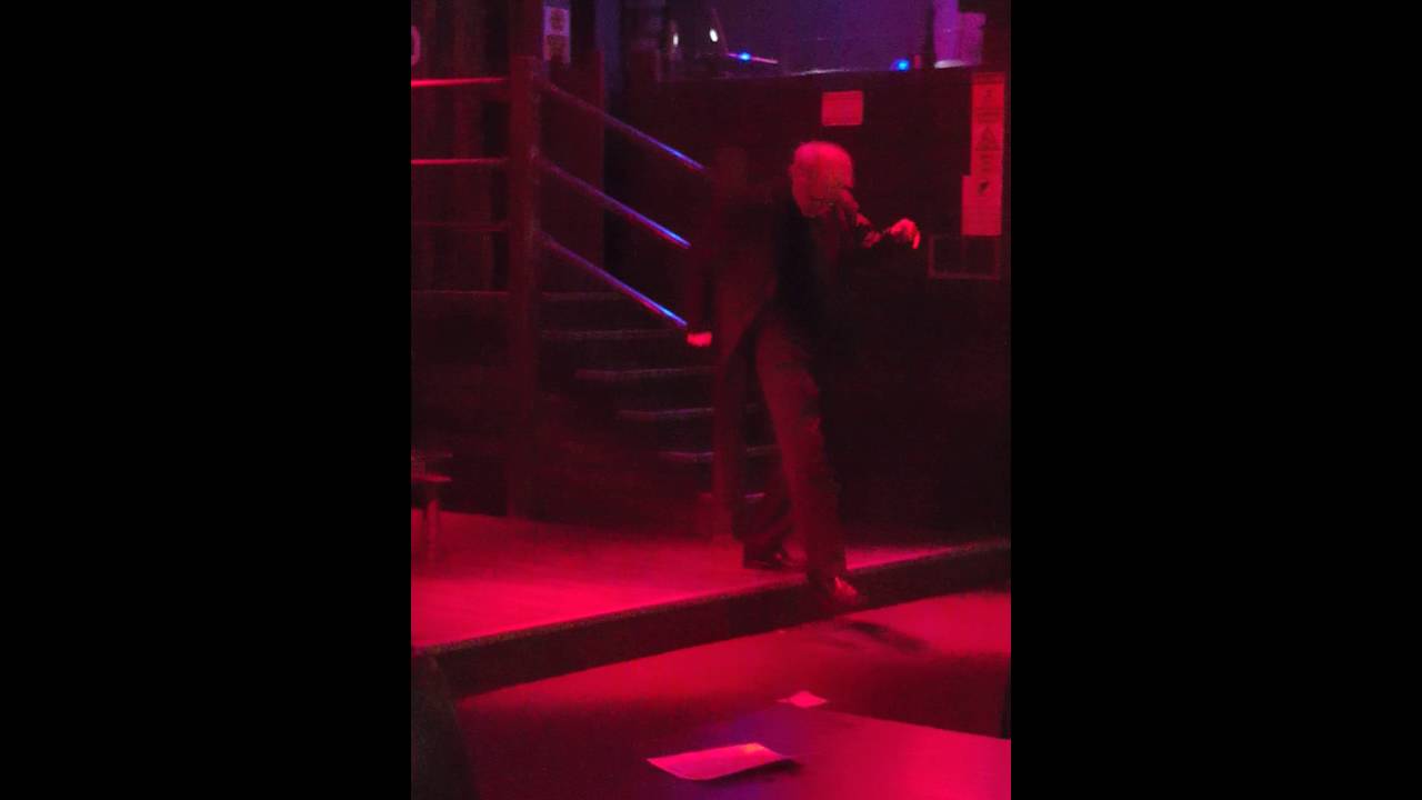 Old fella dancing in the courtyard in newport south wales - YouTube