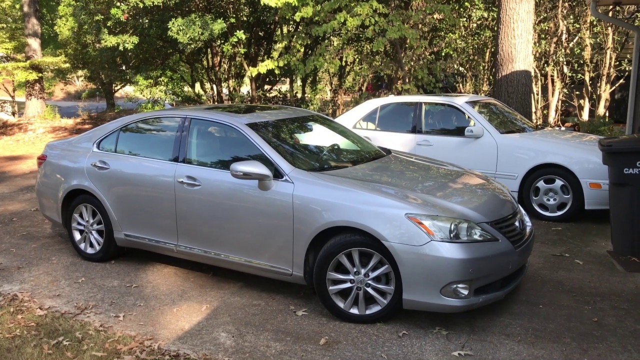 UpDaTe 2010 lexus ES350 pov walkaround test drive 0-60 - YouTube