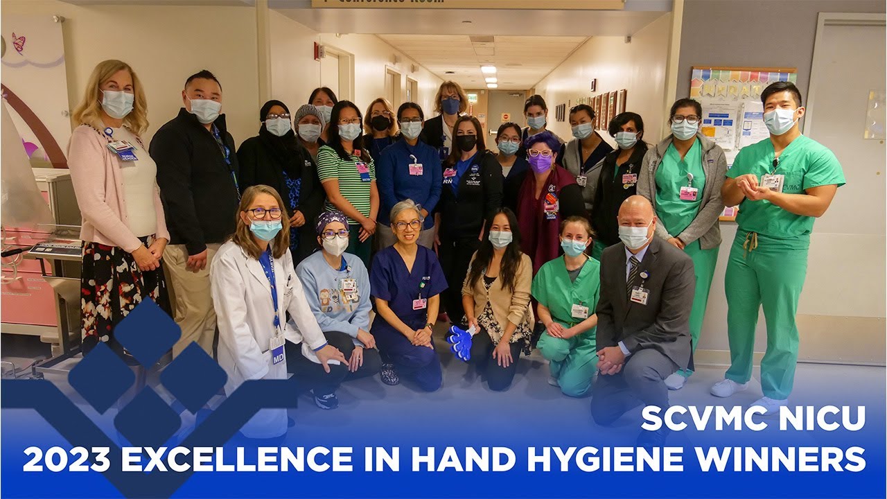 SCVMC NICU 2023 Excellence in Hand Hygiene winners - YouTube