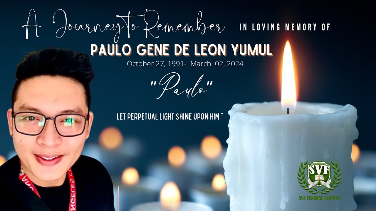 Paulo Gene De Leon Yumul Interment. In his embrace, a masterpiece of ...