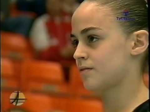 1999 Zurich Gymnastics World Cup Event Finals - Melina Sirolli (ARG) VT (Argentina TV) - YouTube