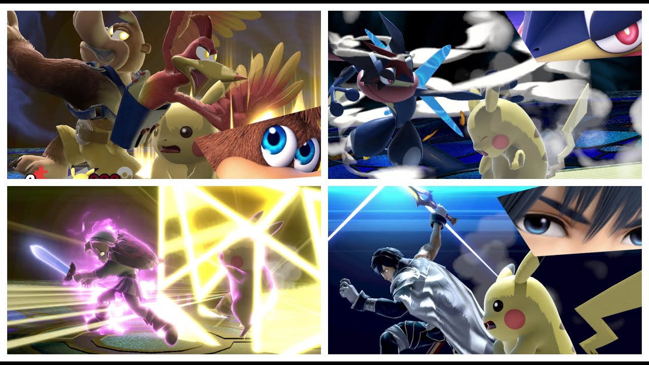 Cinematic Final Smashes on Pikachu - YouTube