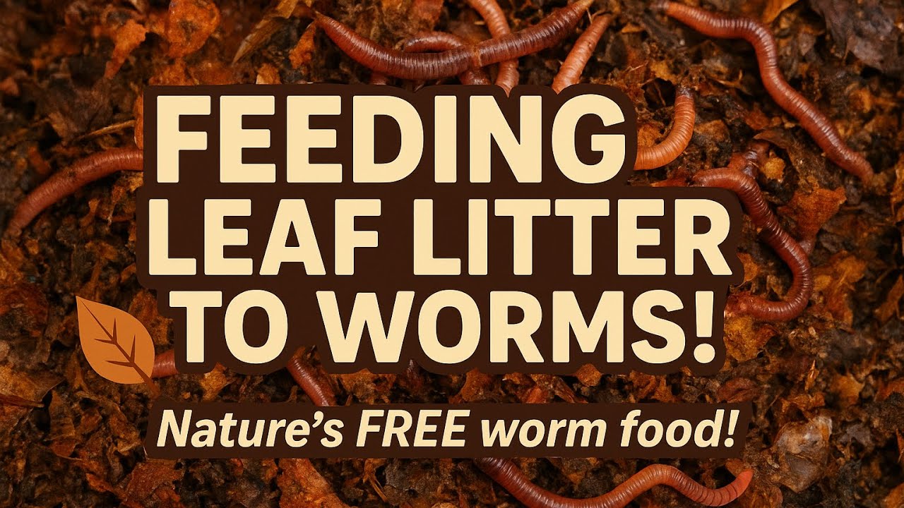 “Leaf Litter Feeding 101: Boosting Worm Bin Health Naturally” - YouTube