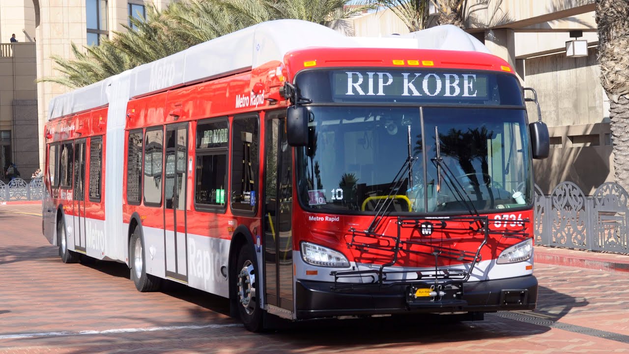 LACMTA 2019 New Flyer XN60 #8736 - YouTube